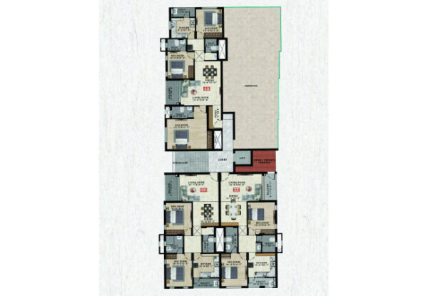 Hardik 5th FLOOR PLAN - VGK Builders