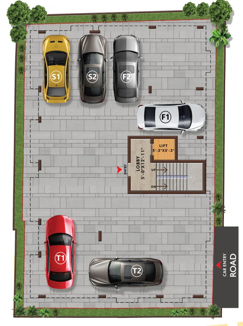 VGK Sai Dharmik Stilt Floor Plan - VGK Builders